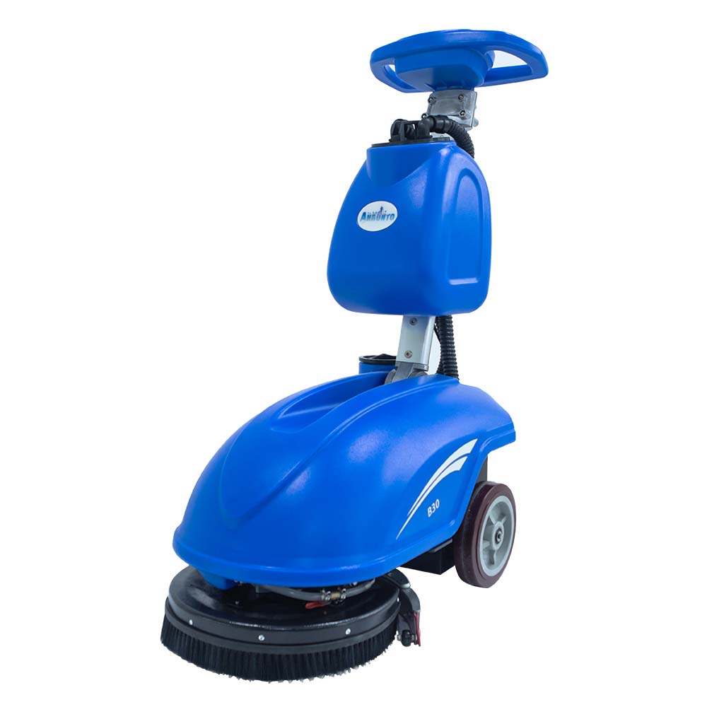 B30 Folding Hand Push Floor Scrubber - anrunto